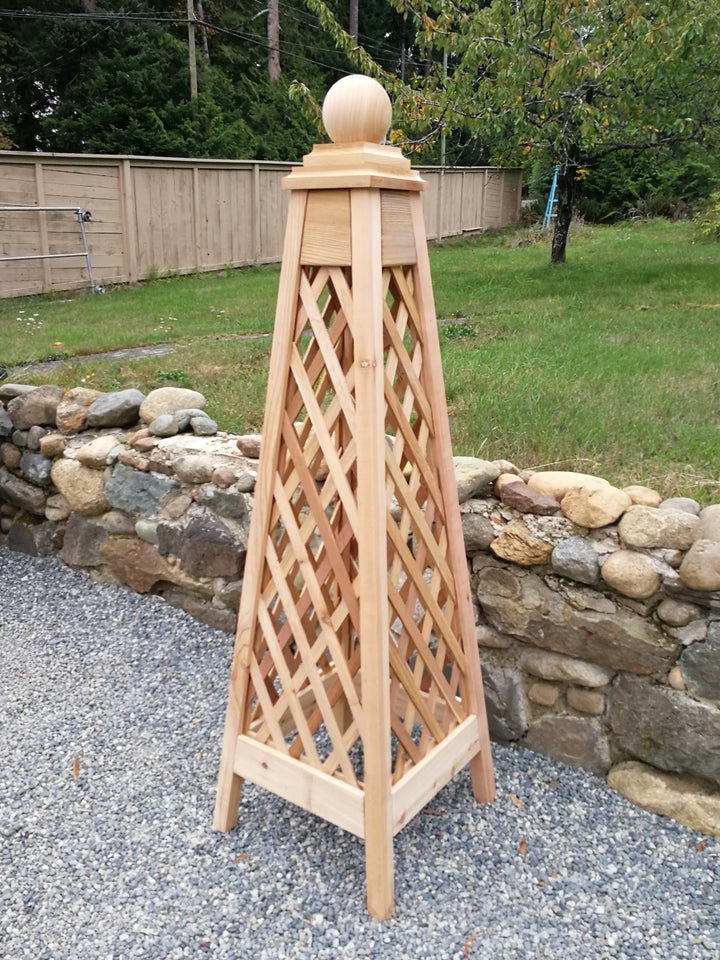 TRELLIS OBELISKS – WOODBRUTE DESIGNS